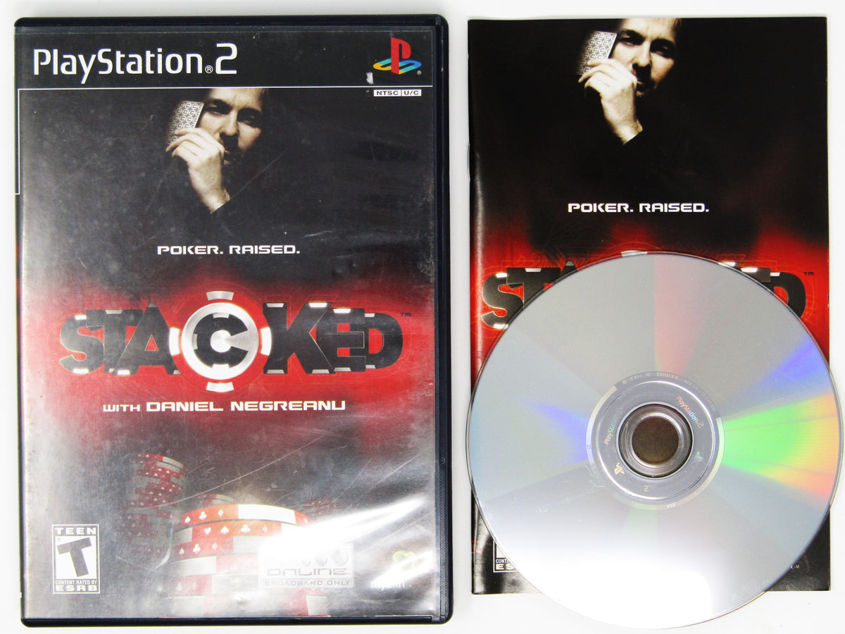 Stacked With Daniel Negreanu (Playstation 2 / PS2) – RetroMTL