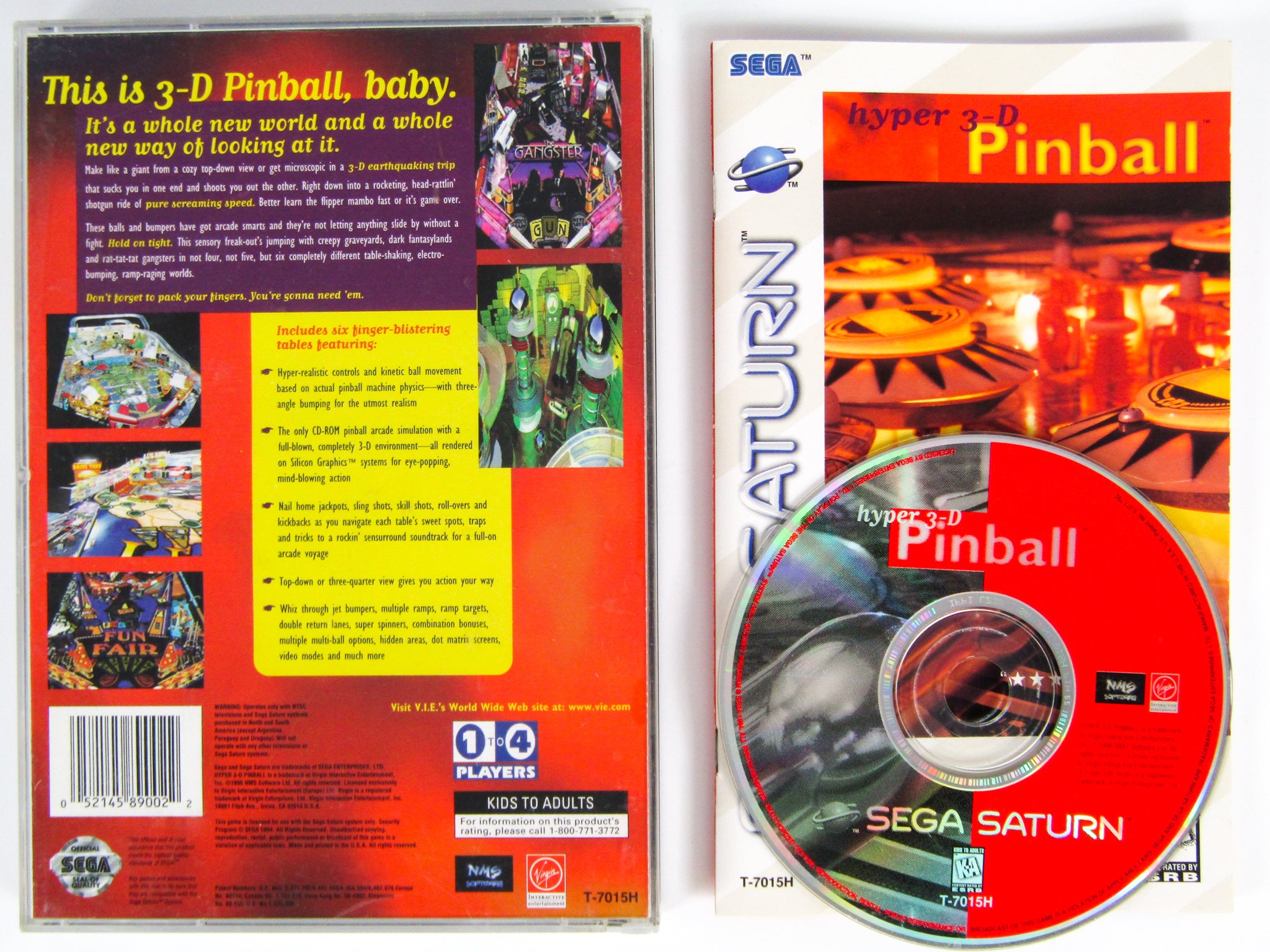 Hyper 3D Pinball (Sega Saturn) – Retro MTL