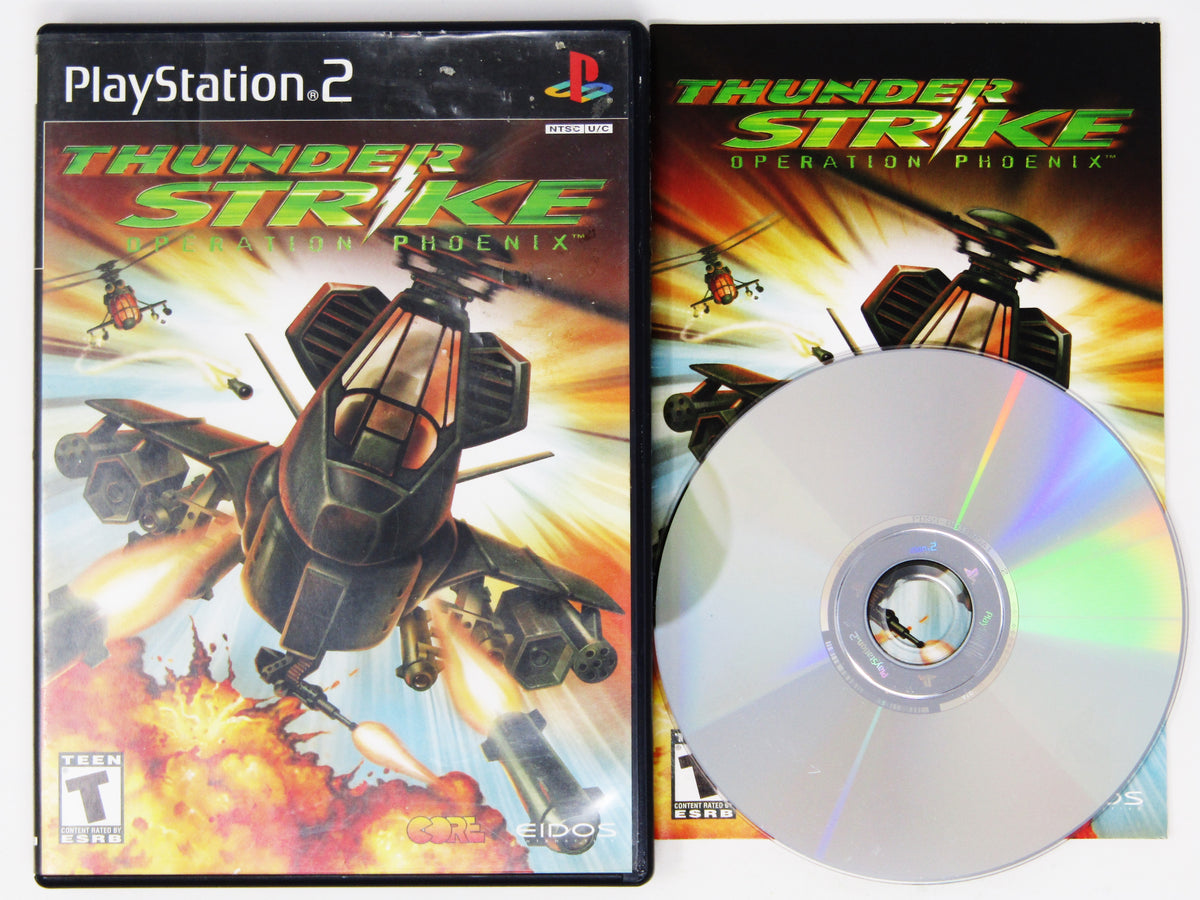 Thunder Strike: Operation Phoenix (PlayStation 2 / PS2) – Retro MTL