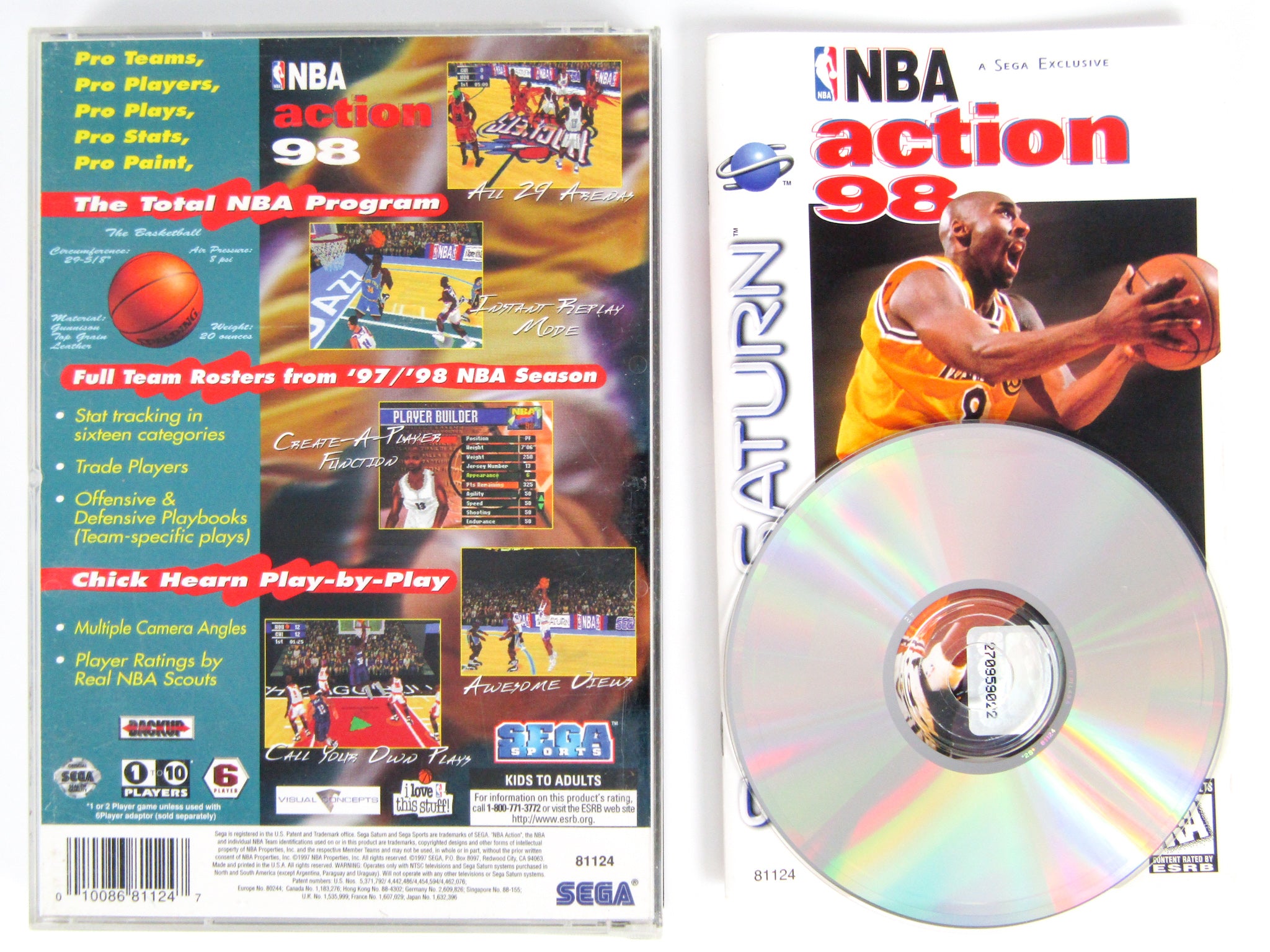 NBA Action 98 (Sega Saturn) – Retro MTL