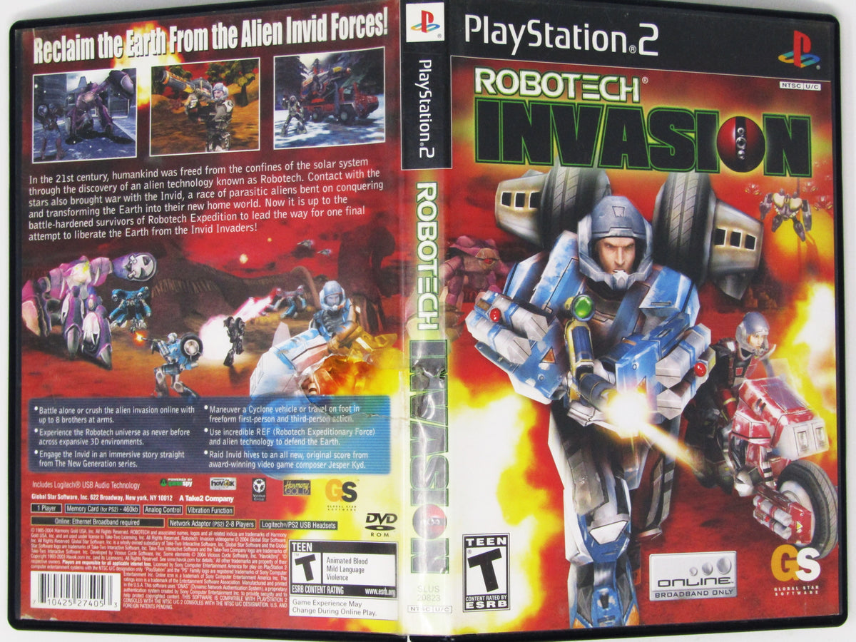 Robotech Invasion (PlayStation 2 / PS2) – Retro MTL