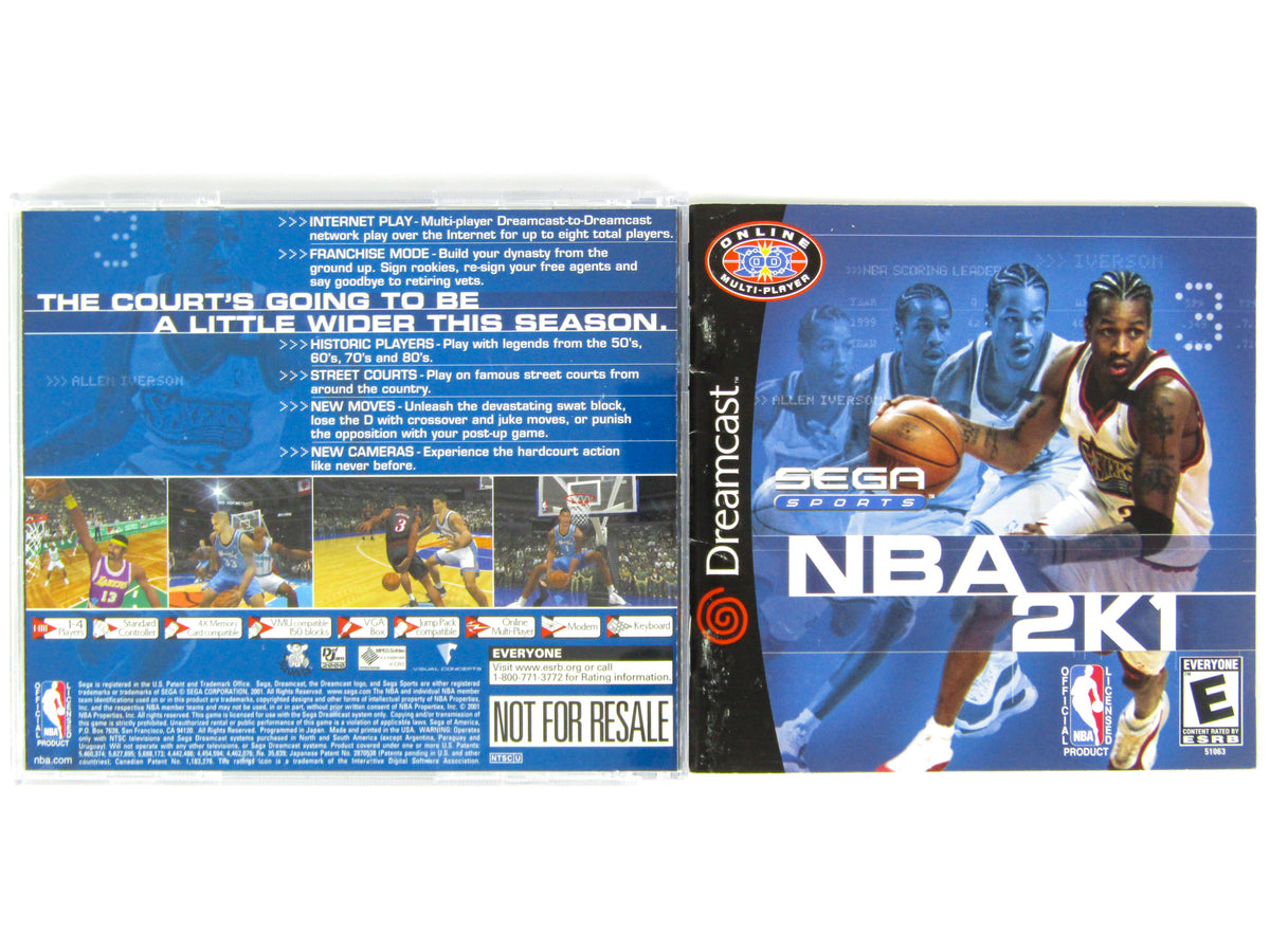 NBA 2K1 (Sega Dreamcast) – RetroMTL
