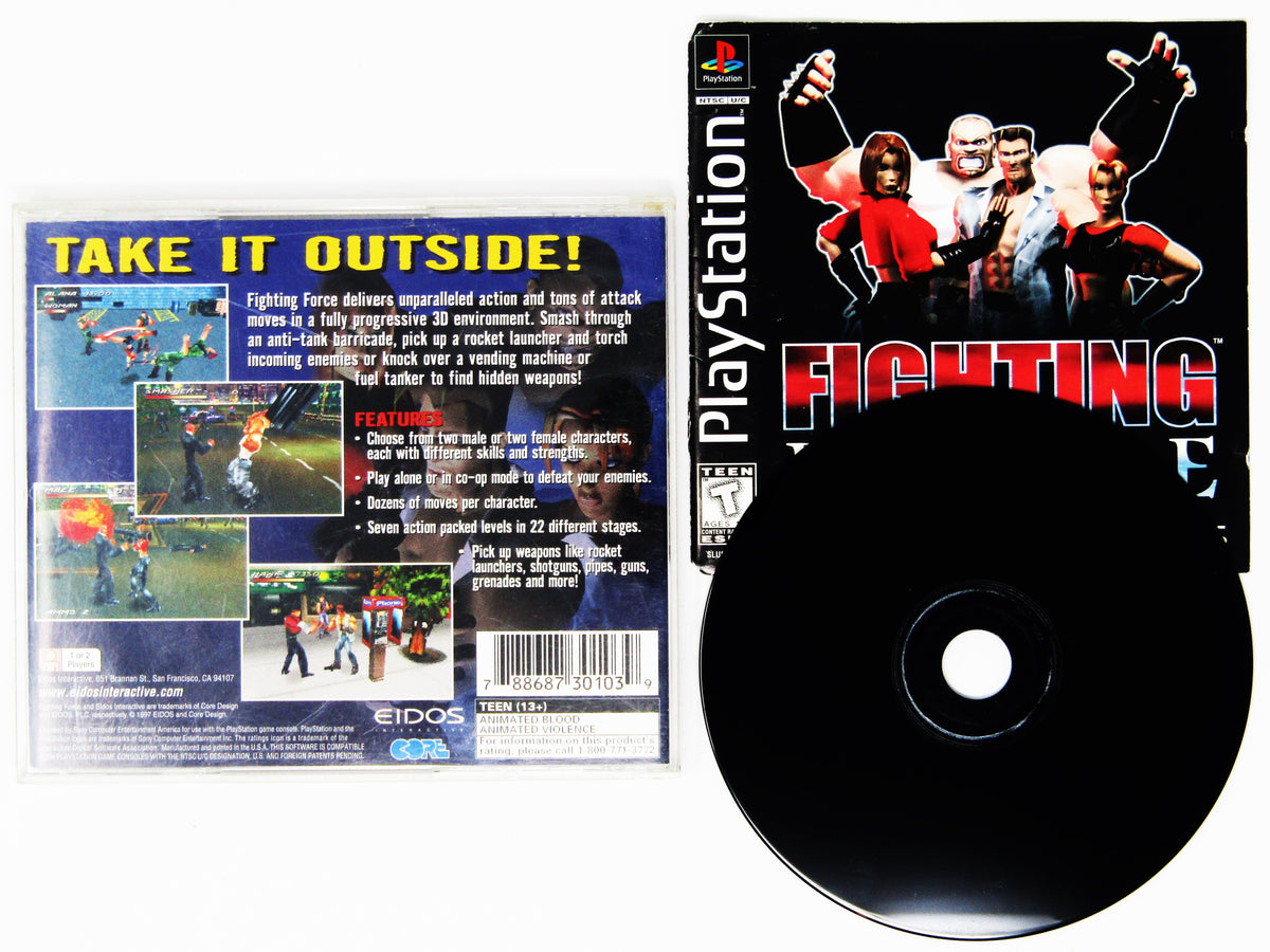 Fighting Force (PlayStation / PS1) – Retro MTL
