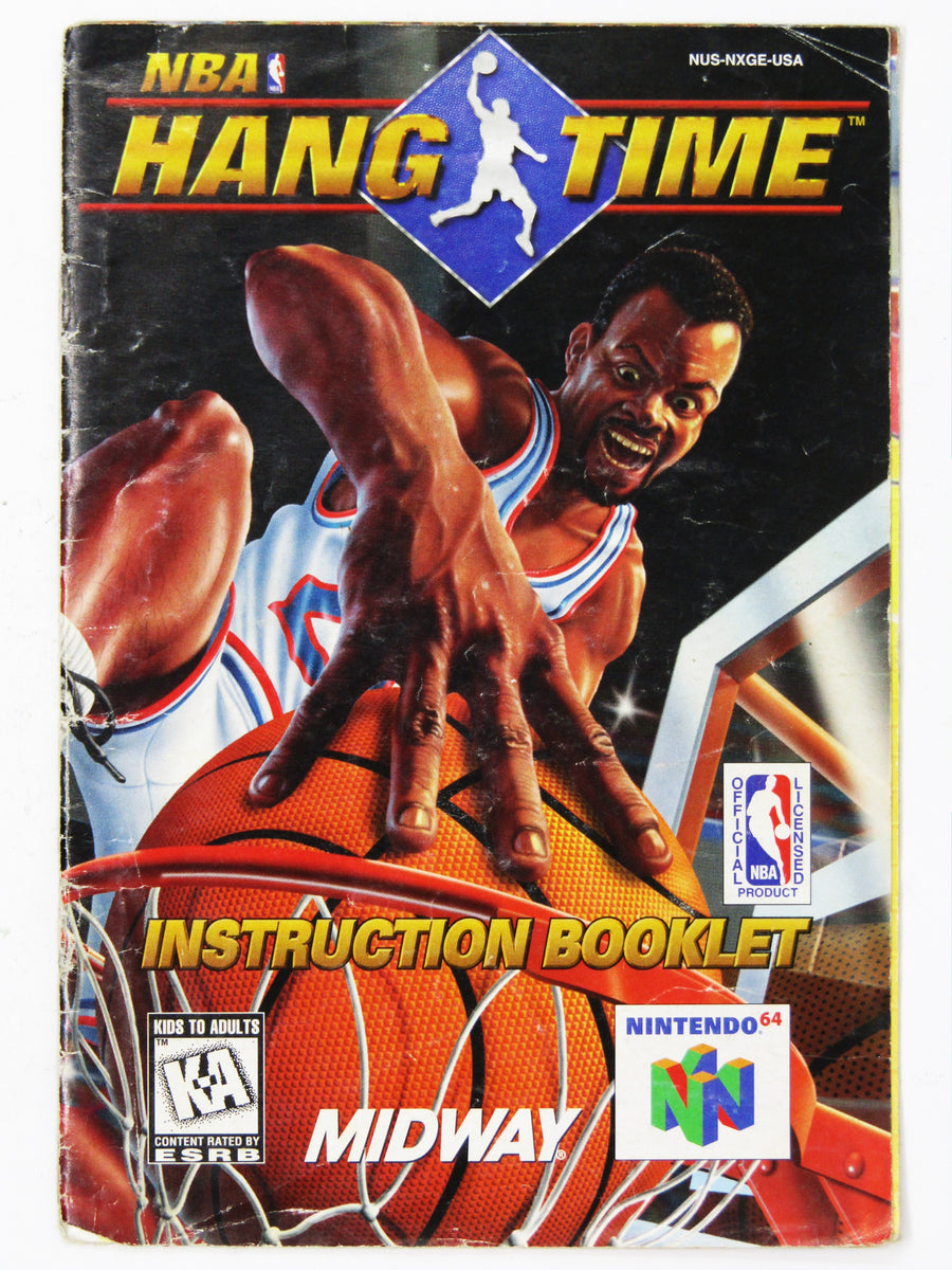 NBA Hang Time [Manual] (Nintendo 64 / N64) – RetroMTL