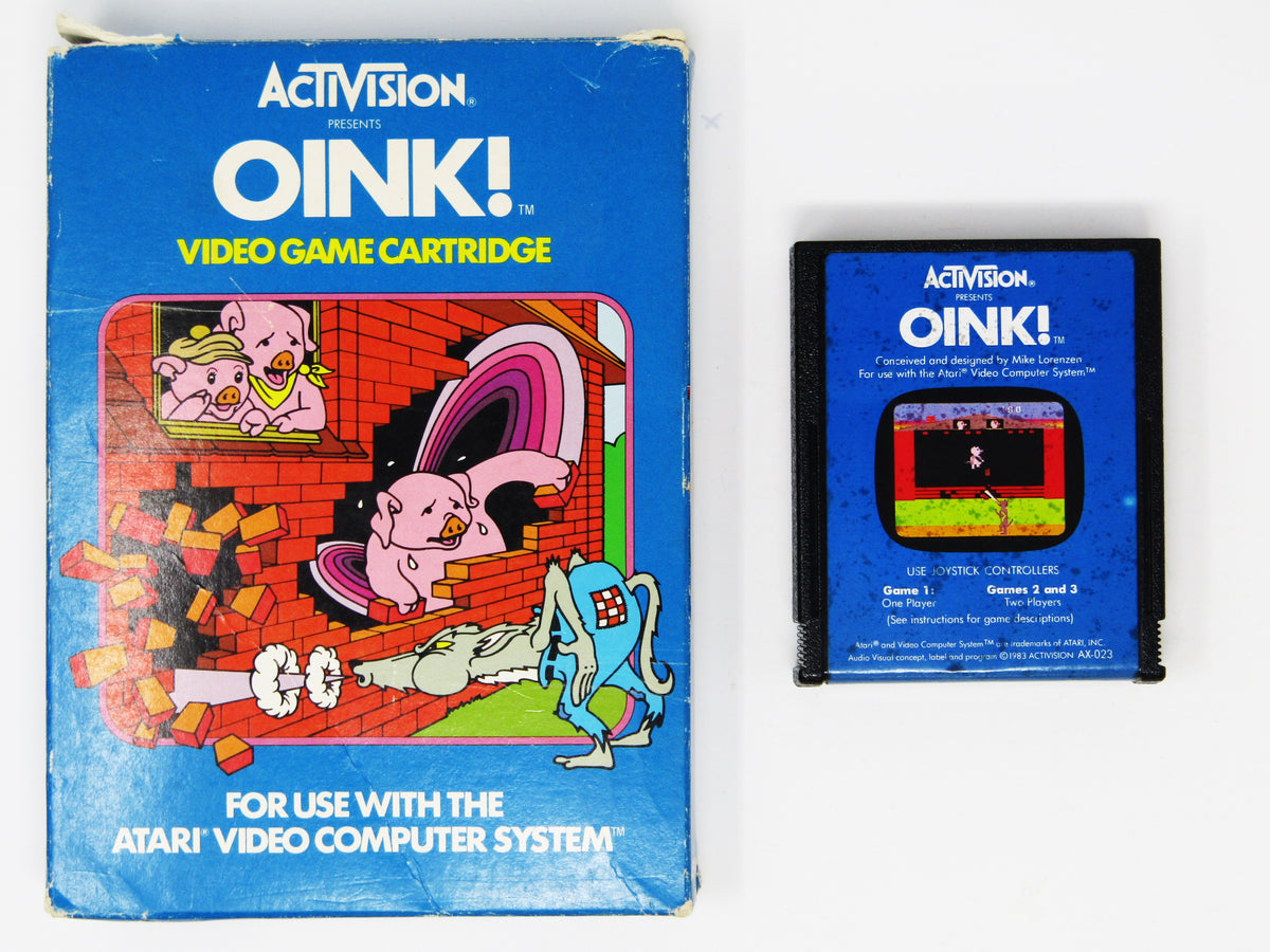 Oink! [Picture Label] (Atari 2600) – RetroMTL
