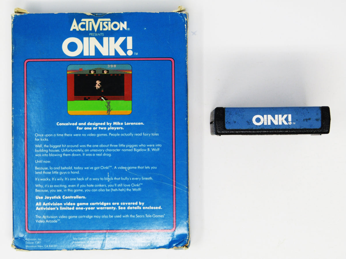 Oink! [Picture Label] (Atari 2600) – RetroMTL