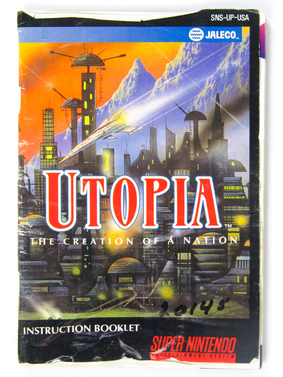 Utopia The Creation Of A Nation (Super Nintendo / SNES) – RetroMTL