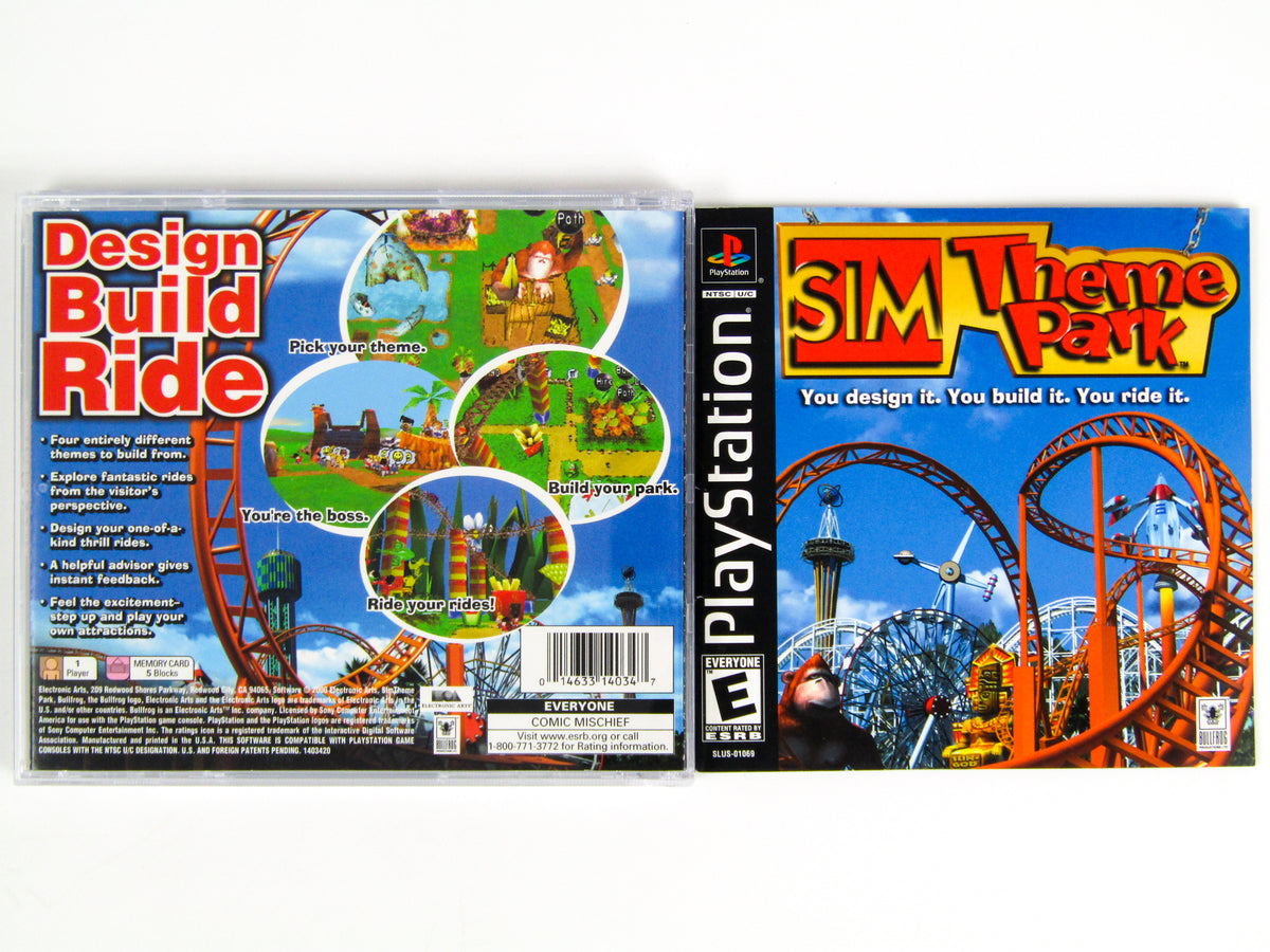 Sim Theme Park (Playstation / PS1) – Retro MTL