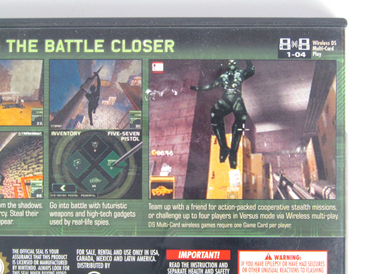 Splinter Cell Chaos Theory (Nintendo DS) – Retro MTL