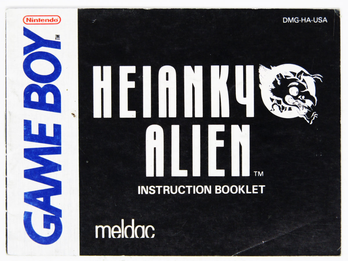 Heiankyo Alien [Manual] (Nintendo Game Boy) – Retro MTL