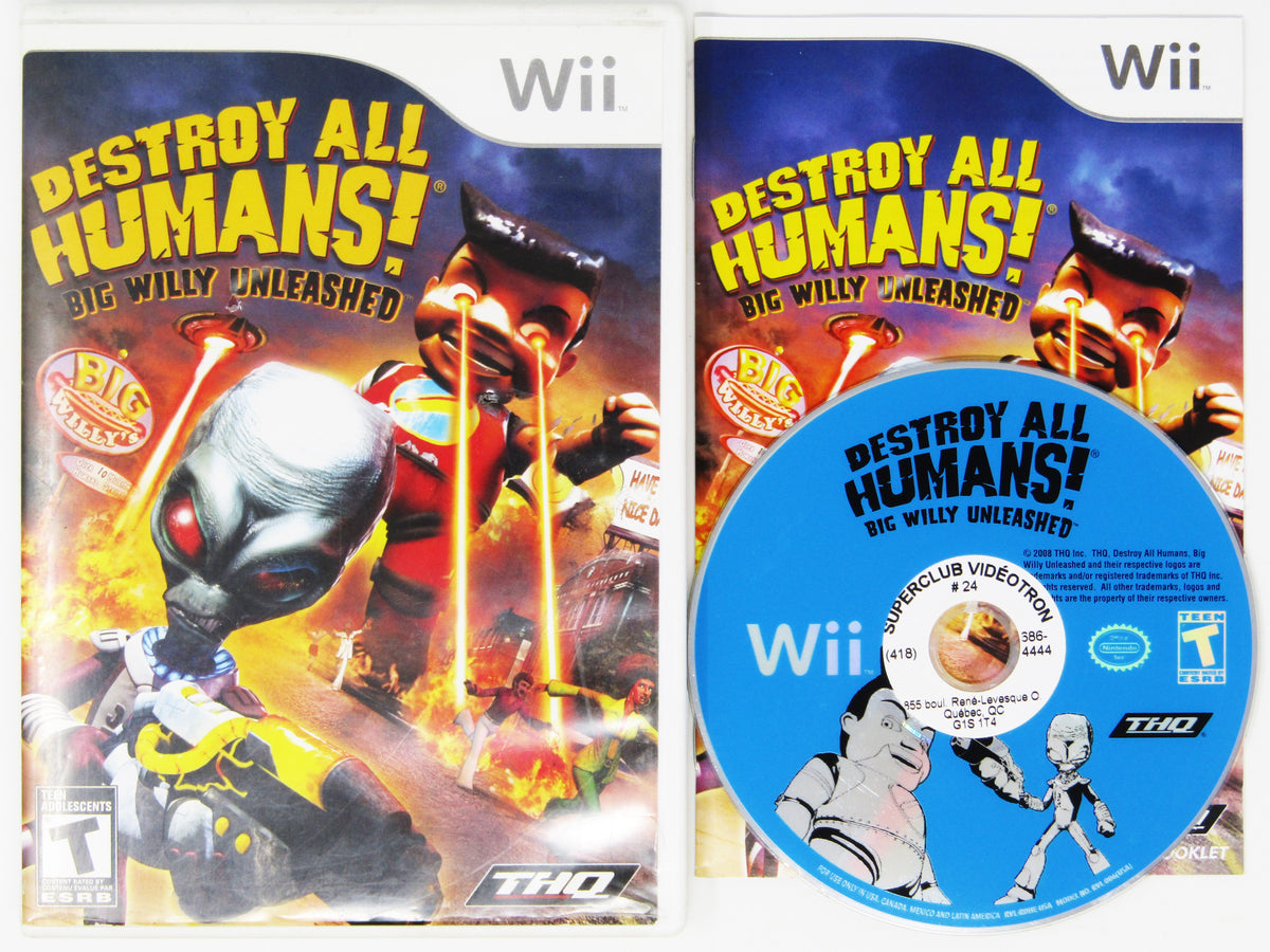 Destroy All Humans: Big Willy Unleashed (Nintendo Wii) – RetroMTL