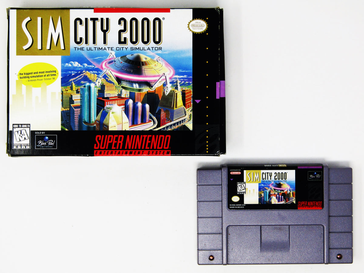 SimCity 2000 (Super Nintendo / SNES) – Retro MTL