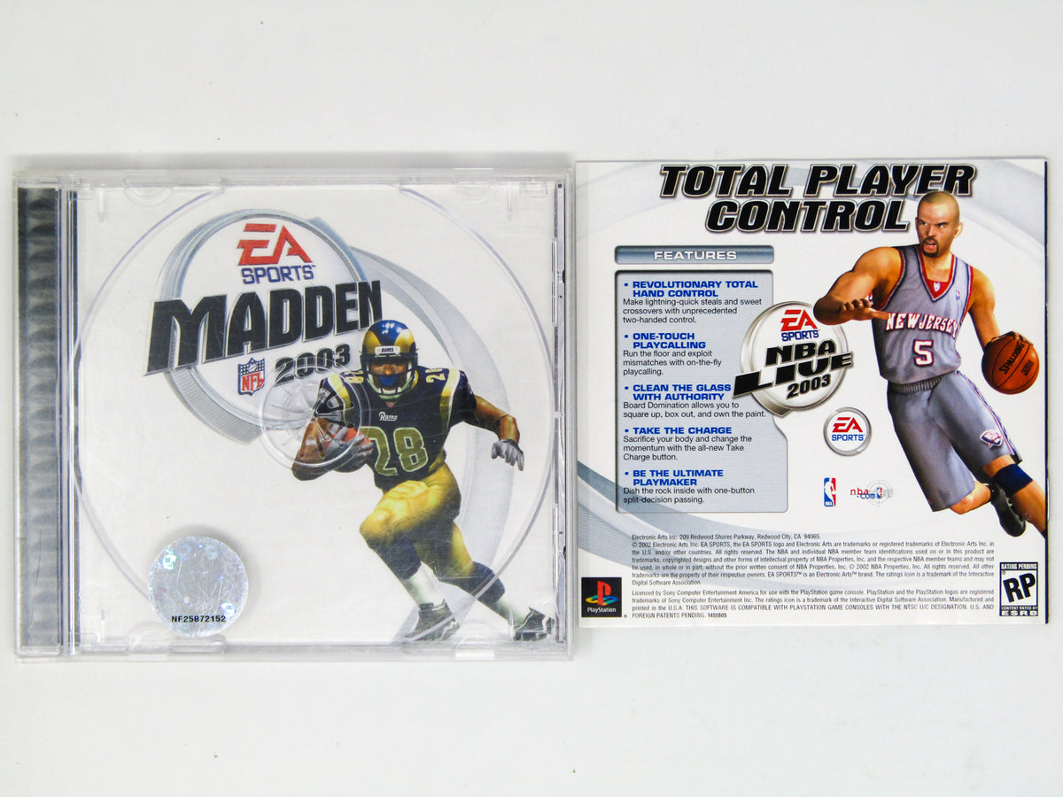 Madden 2003 (Playstation / PS1) – Retro MTL