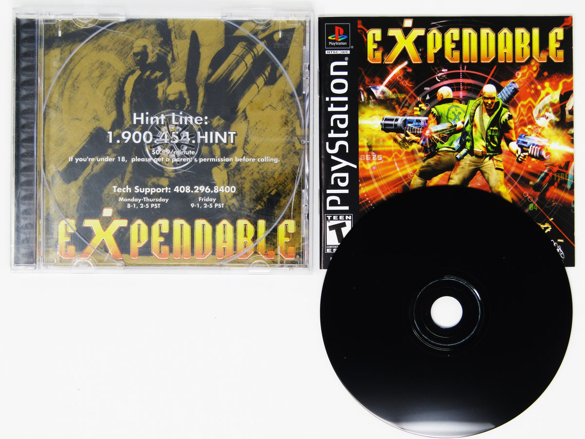 Expendable (PlayStation / PS1) – Retro MTL