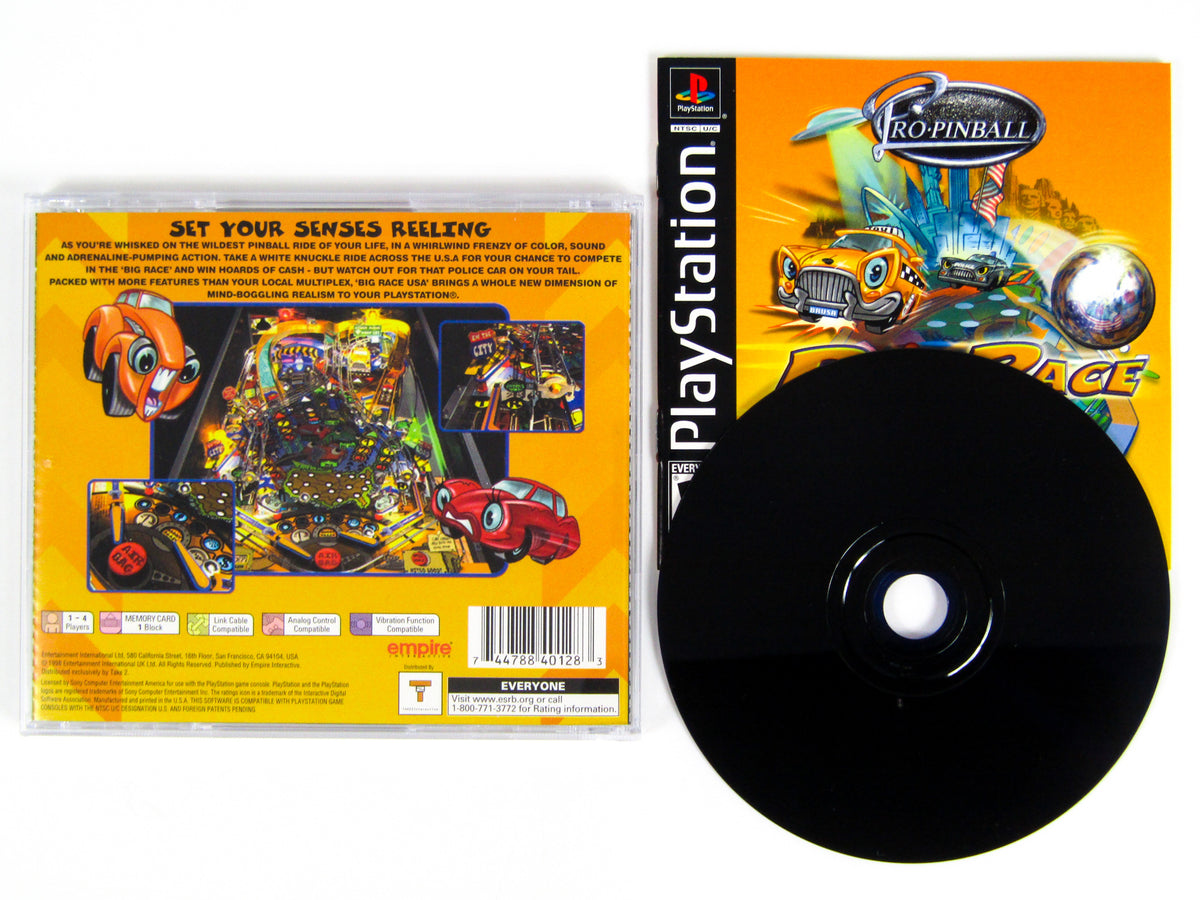Pro Pinball Big Race USA (Playstation / PS1) – Retro MTL