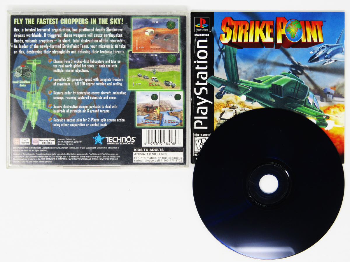 Strike Point (PlayStation / PS1) – Retro MTL