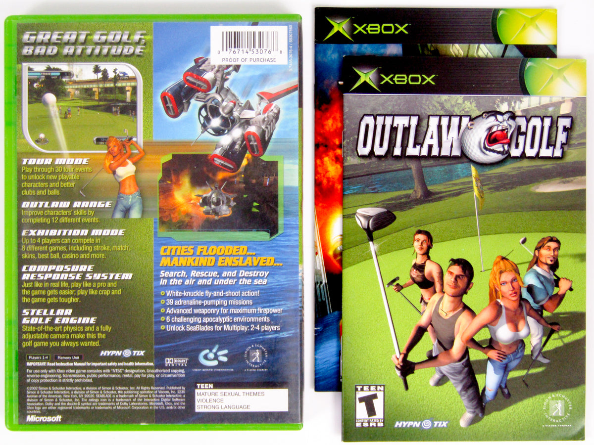 Outlaw Golf And SeaBlade (Xbox) – Retro MTL