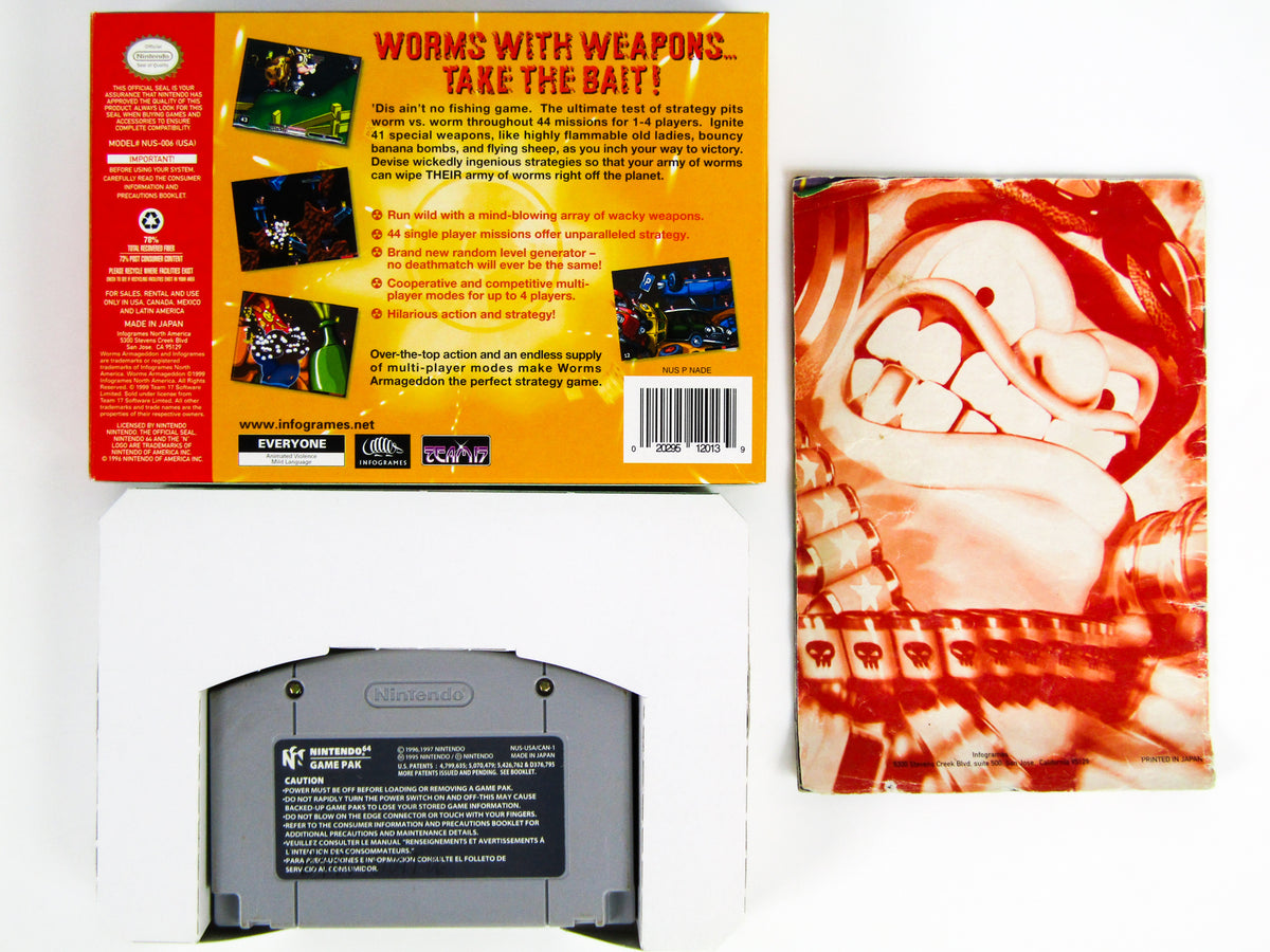 Worms Armageddon (Nintendo 64 / N64) – Retro MTL