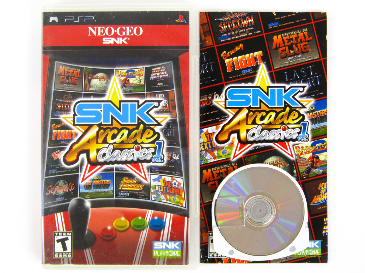 SNK Arcade Classics Volume 1 (PlayStation Portable / PSP) – Retro MTL