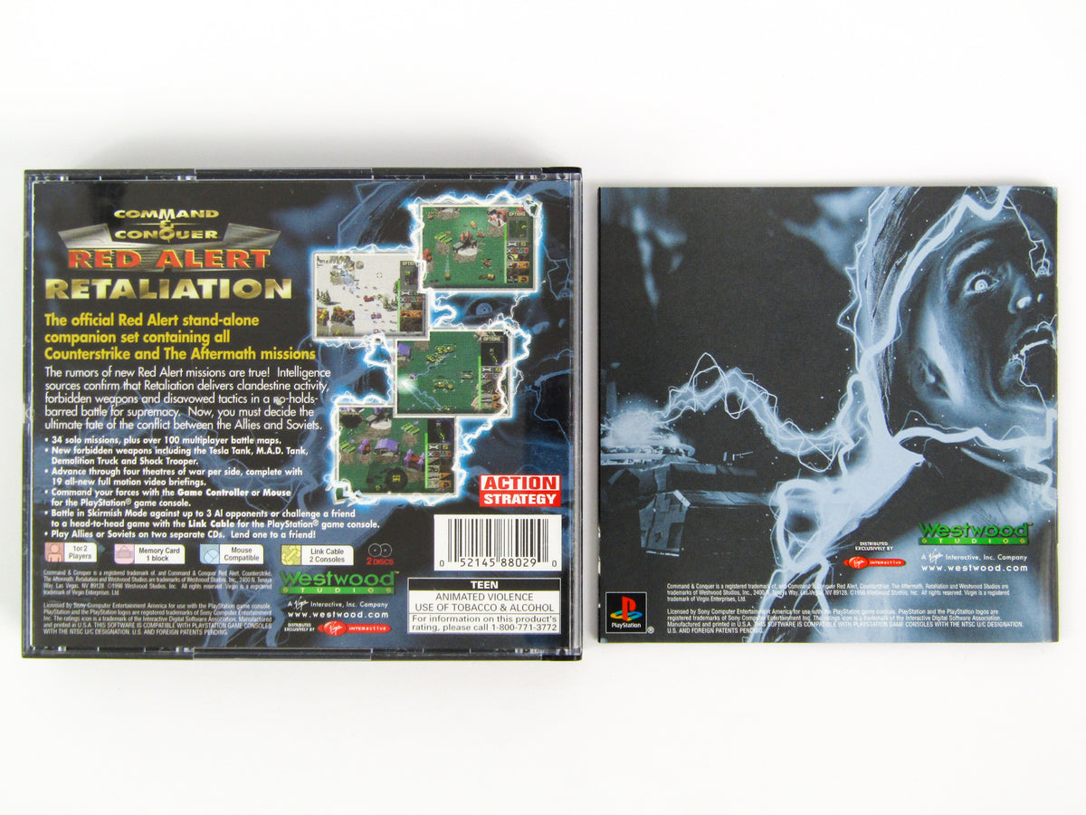 Command And Conquer Red Alert Retaliation (PlayStation / PS1) – Retro MTL