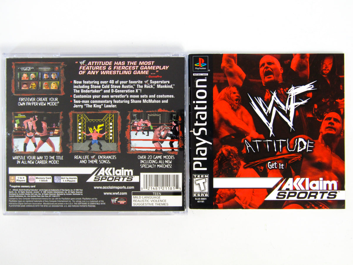 WWF Attitude (PlayStation / PS1) – Retro MTL