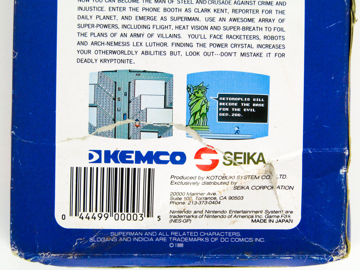 Superman (Nintendo / NES) – Retro MTL