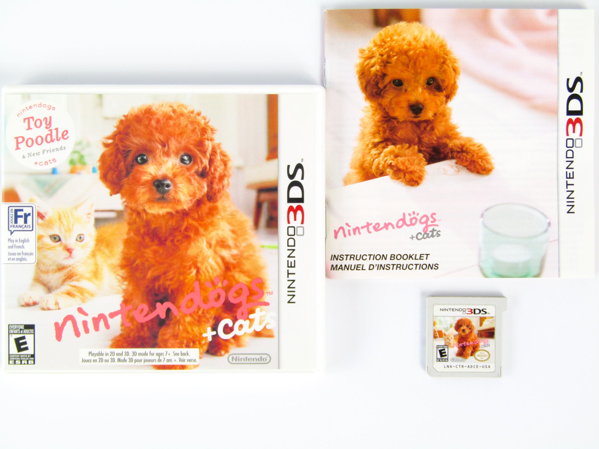 Nintendogs + Cats: Toy Poodle & New Friends (Nintendo 3DS) – Retro MTL