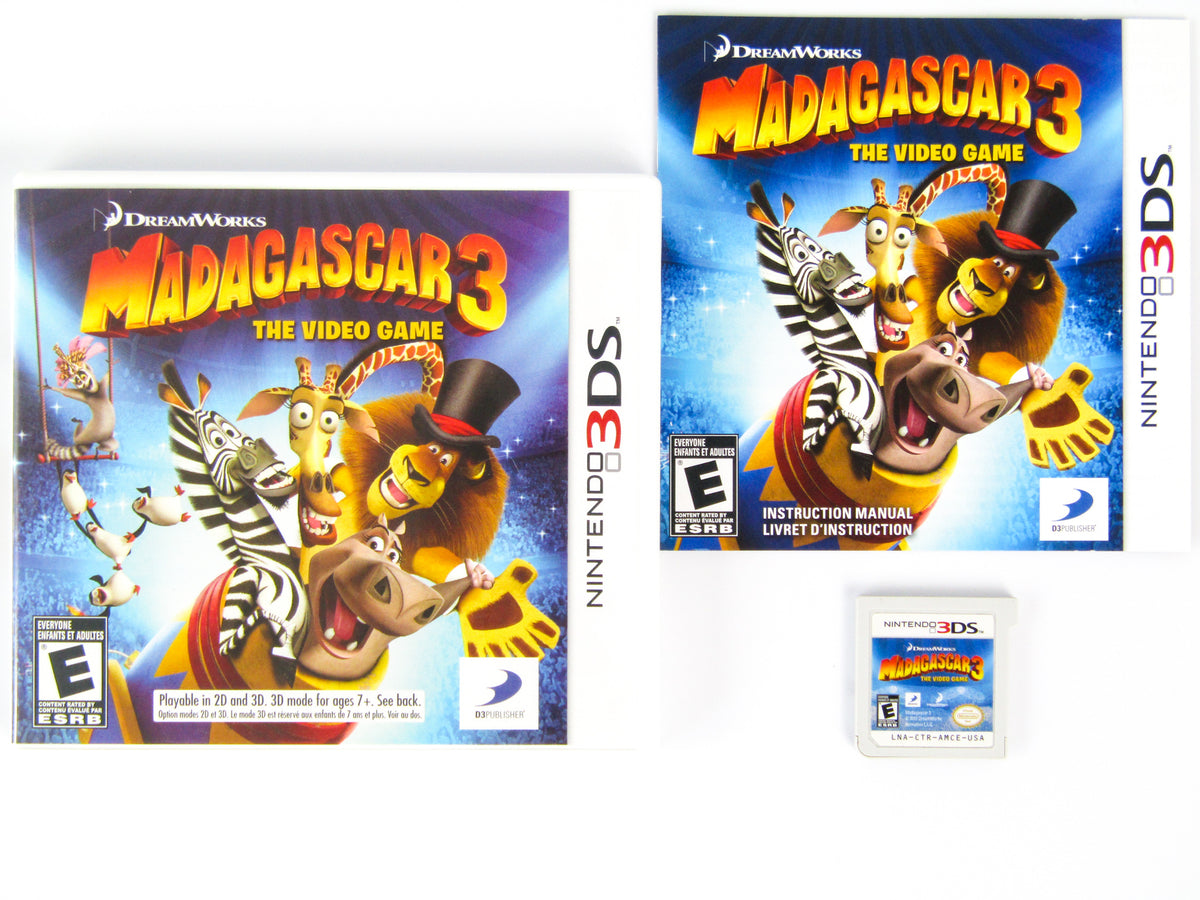 Madagascar 3 (Nintendo 3DS) – RetroMTL