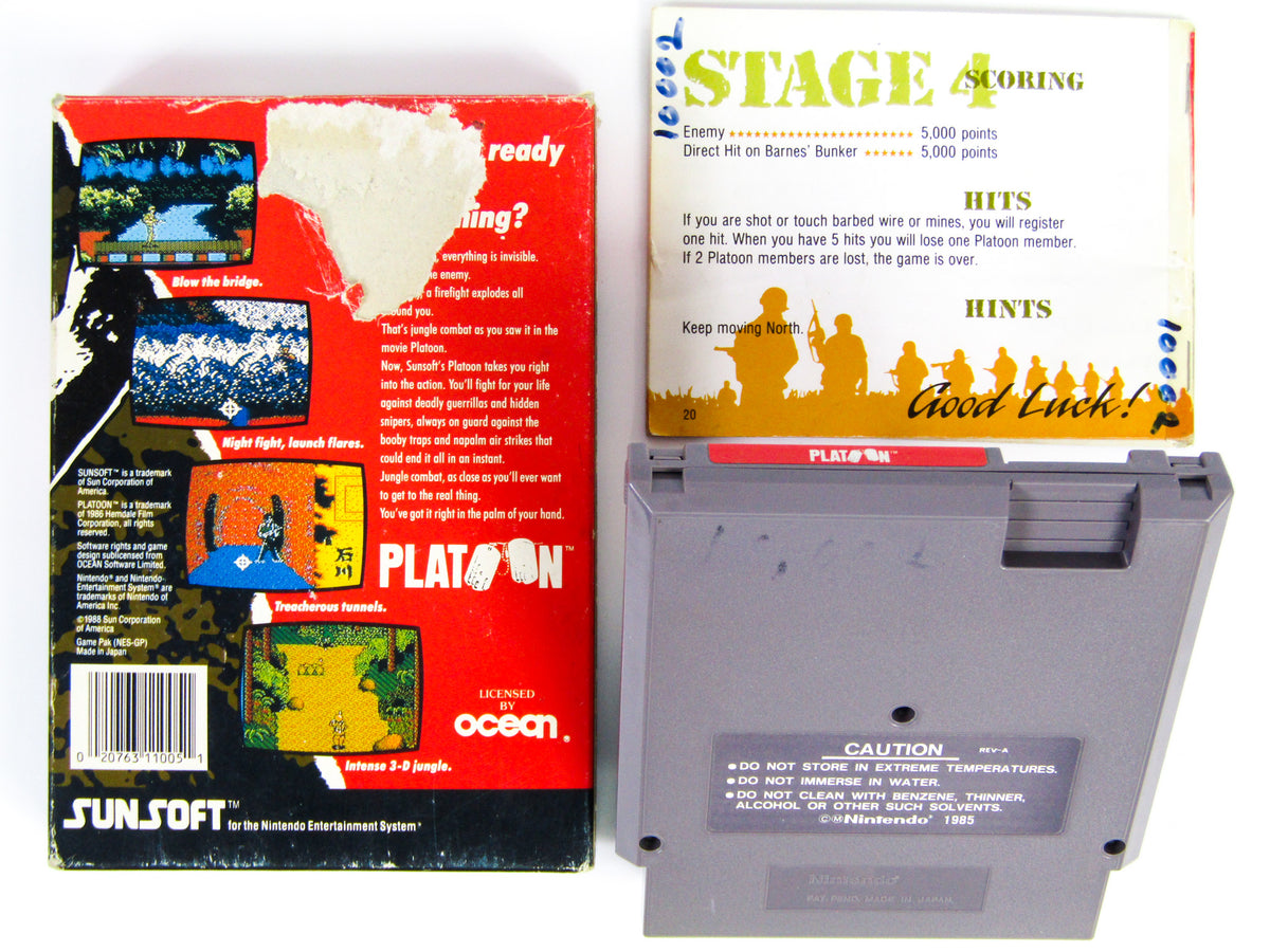 Platoon (Nintendo / NES) – Retro MTL