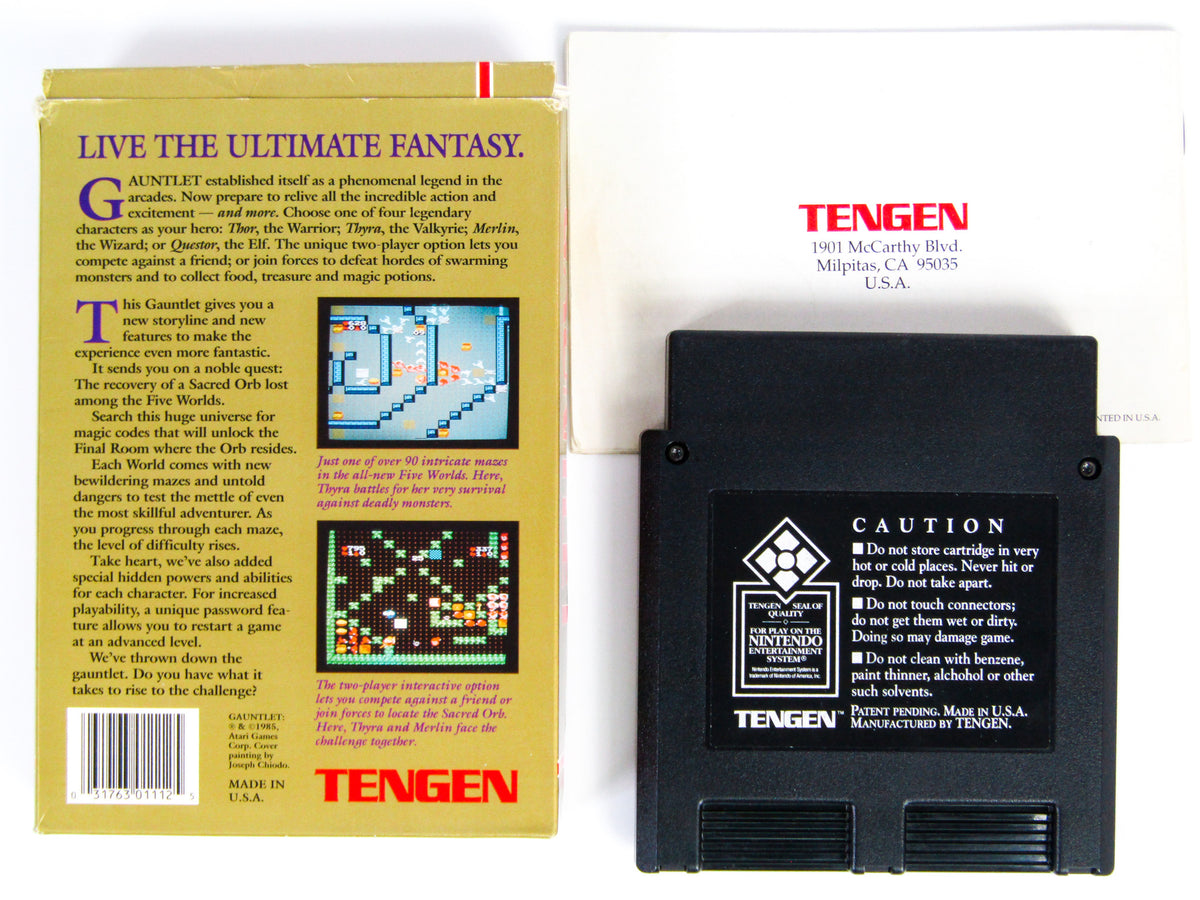 Gauntlet [Tengen] (Nintendo / NES) – RetroMTL