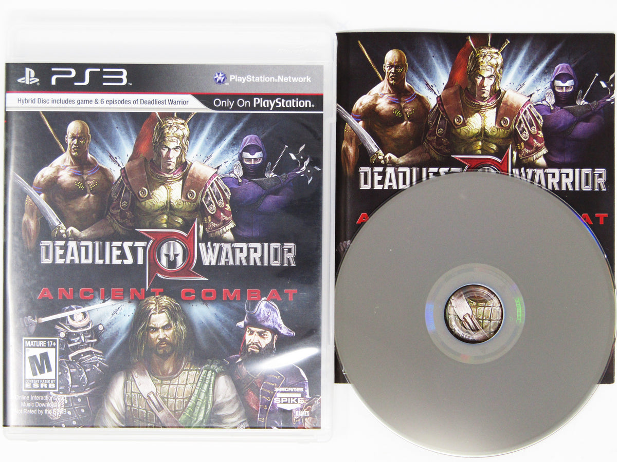 Deadliest Warrior: Ancient Combat (Playstation 3 / PS3) – RetroMTL