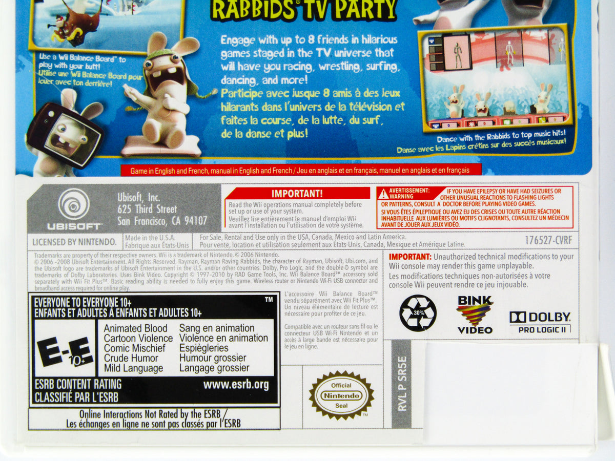 Raving Rabbids Party Collection (Nintendo Wii) – RetroMTL