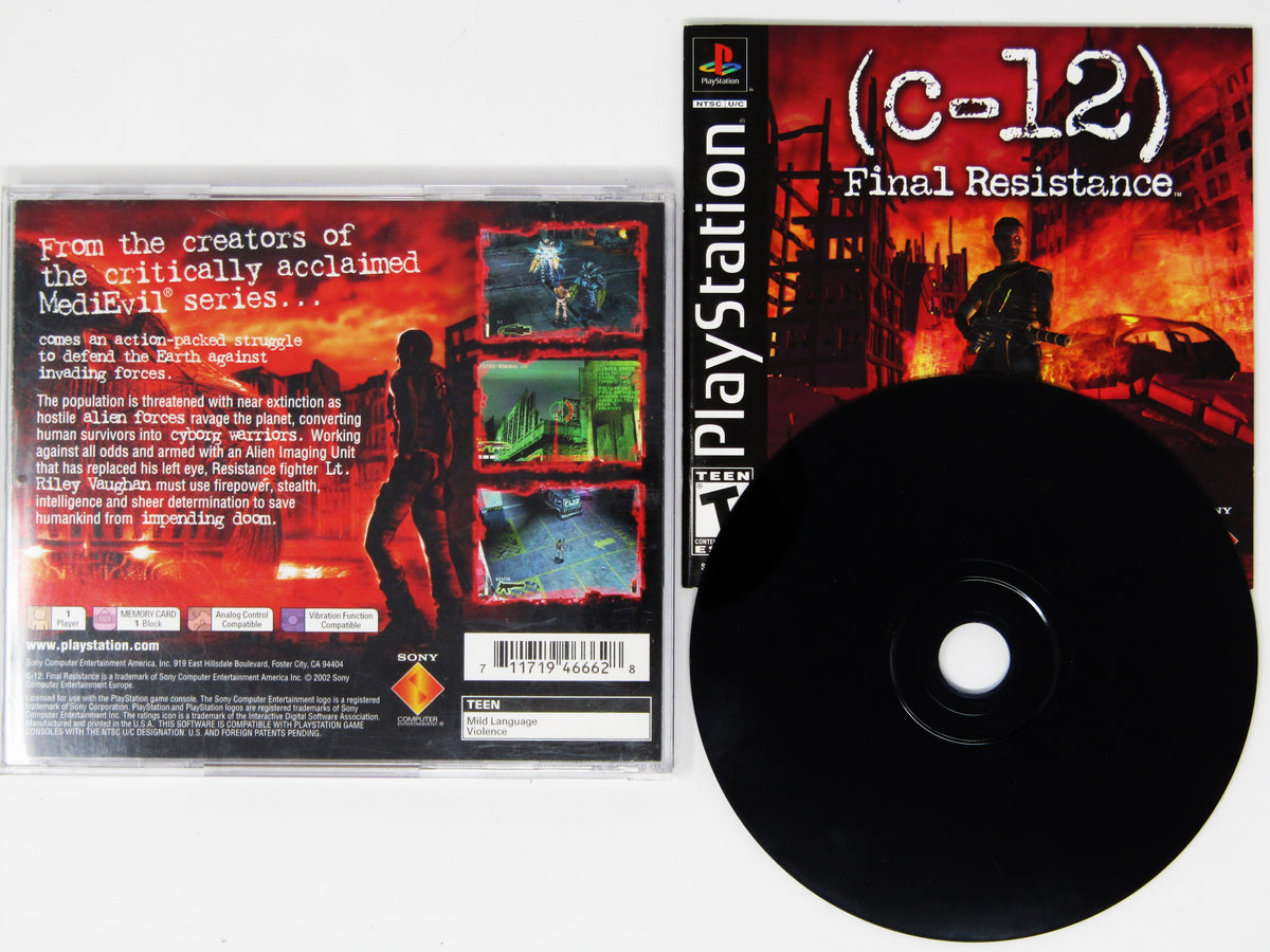 C-12 Final Resistance (PlayStation / PS1) – Retro MTL