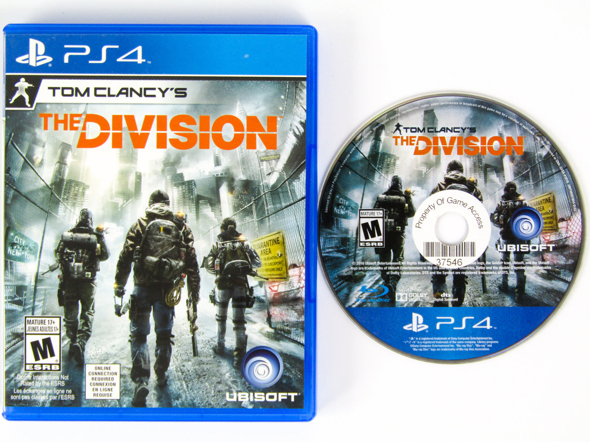 Tom Clancy's The Division (PlayStation 4 / PS4) – Retro MTL