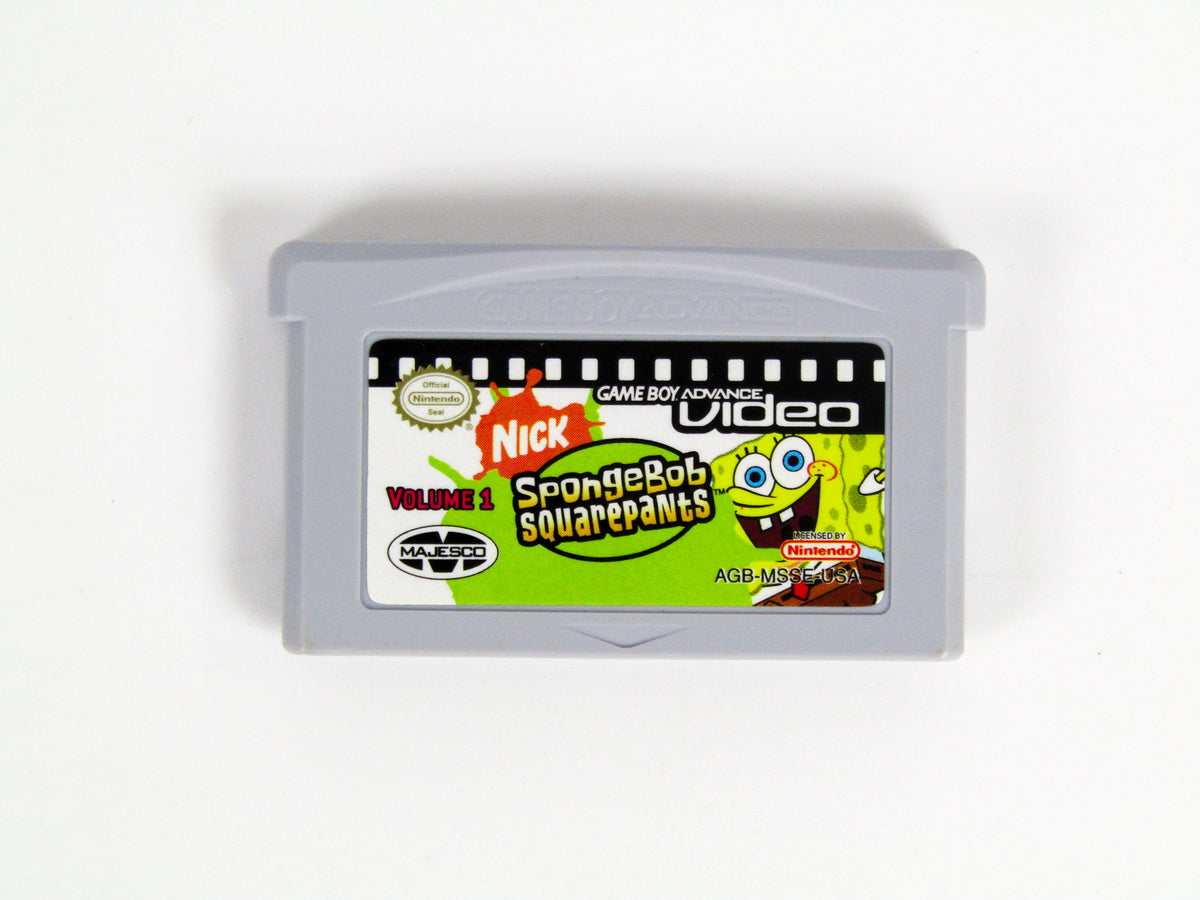 GBA Video SpongeBob SquarePants Volume 1 (Game Boy Advance / GBA ...