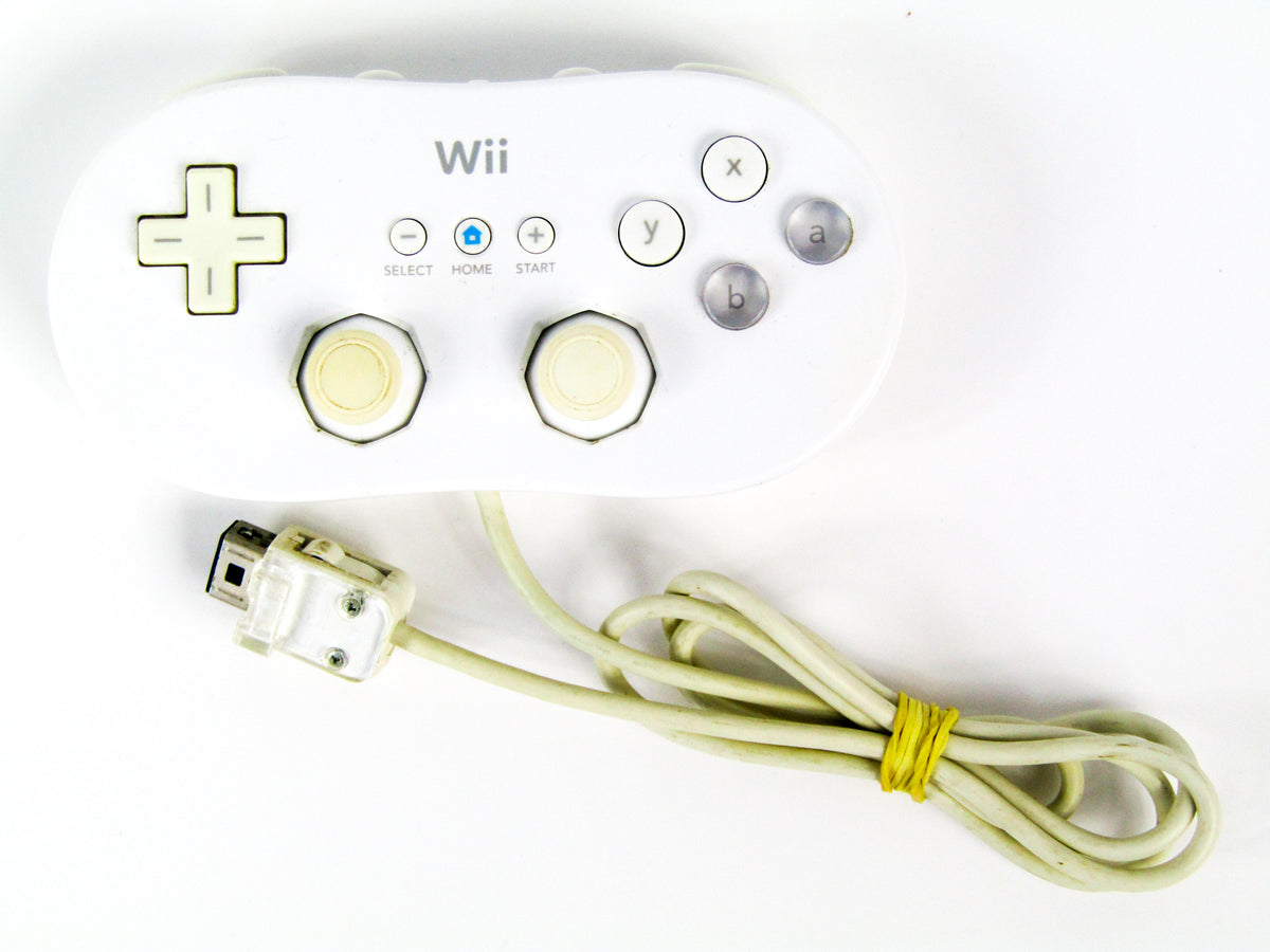White Wii Classic Controller (Nintendo Wii) – Retro MTL