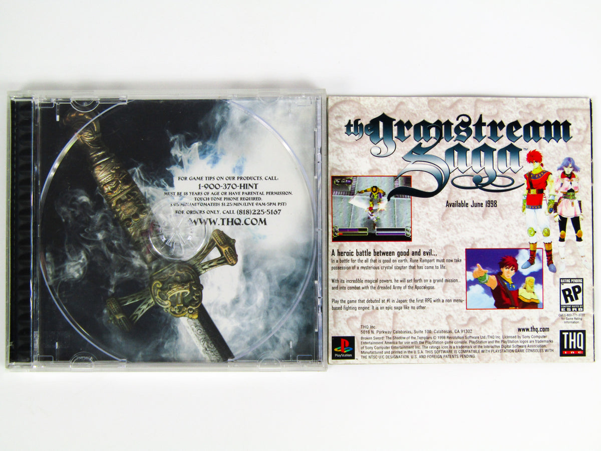 Broken Sword The Shadow Of The Templars (Playstation / PS1) – RetroMTL