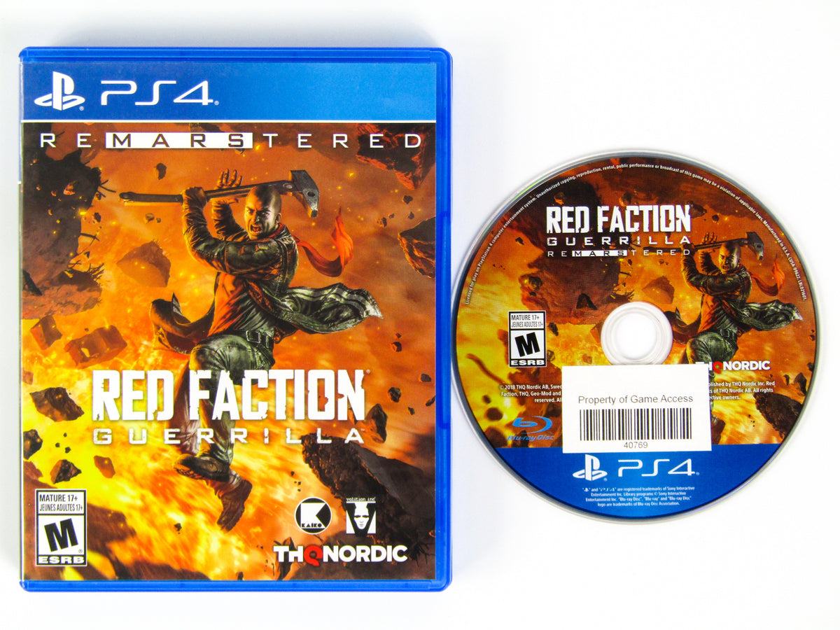 Red Faction: Guerrilla Re-Mars-Tered (PlayStation 4 / PS4) – Retro MTL
