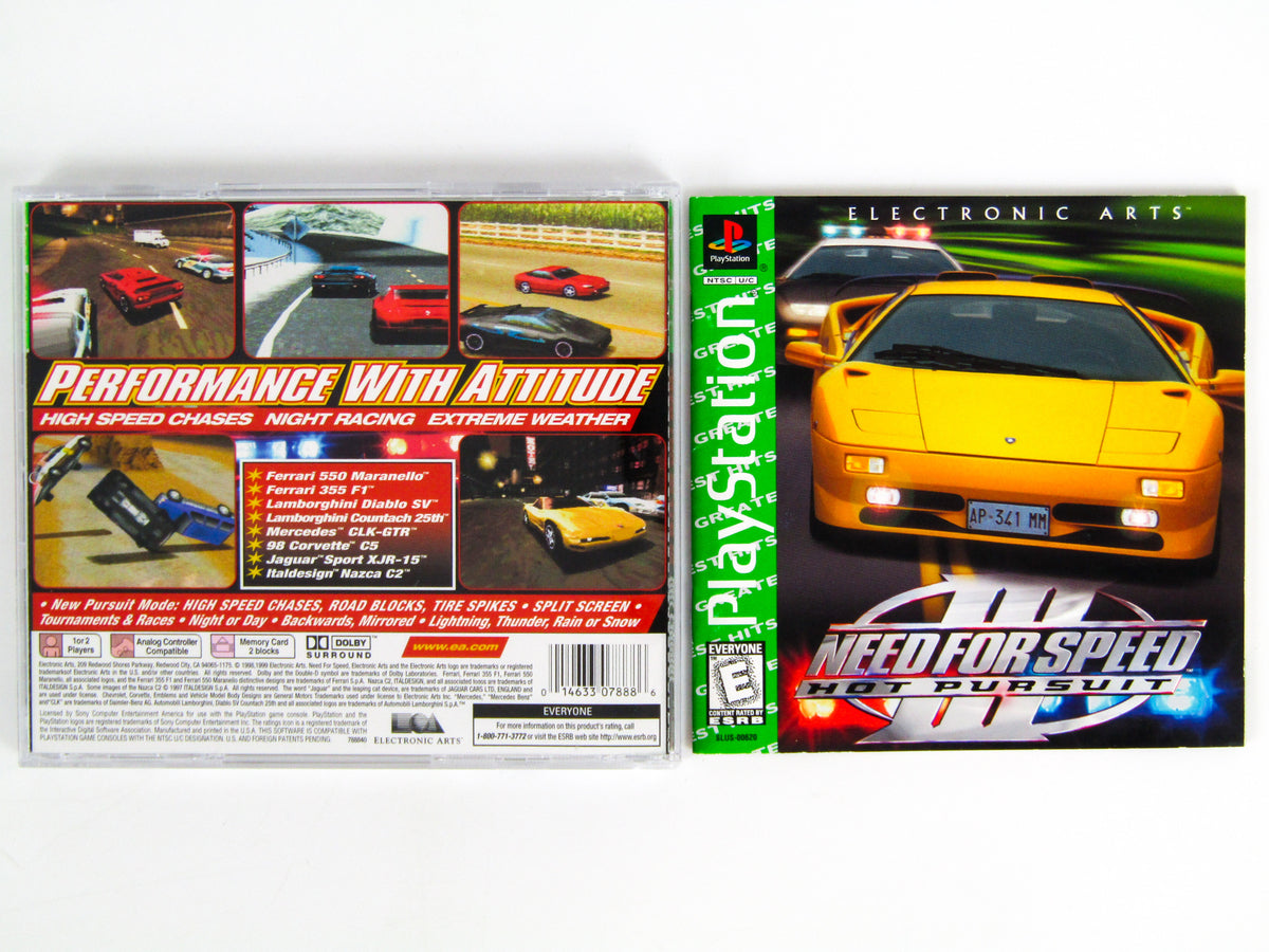 Need For Speed 3 Hot Pursuit [Greatest Hits] (PlayStation / PS1 ...