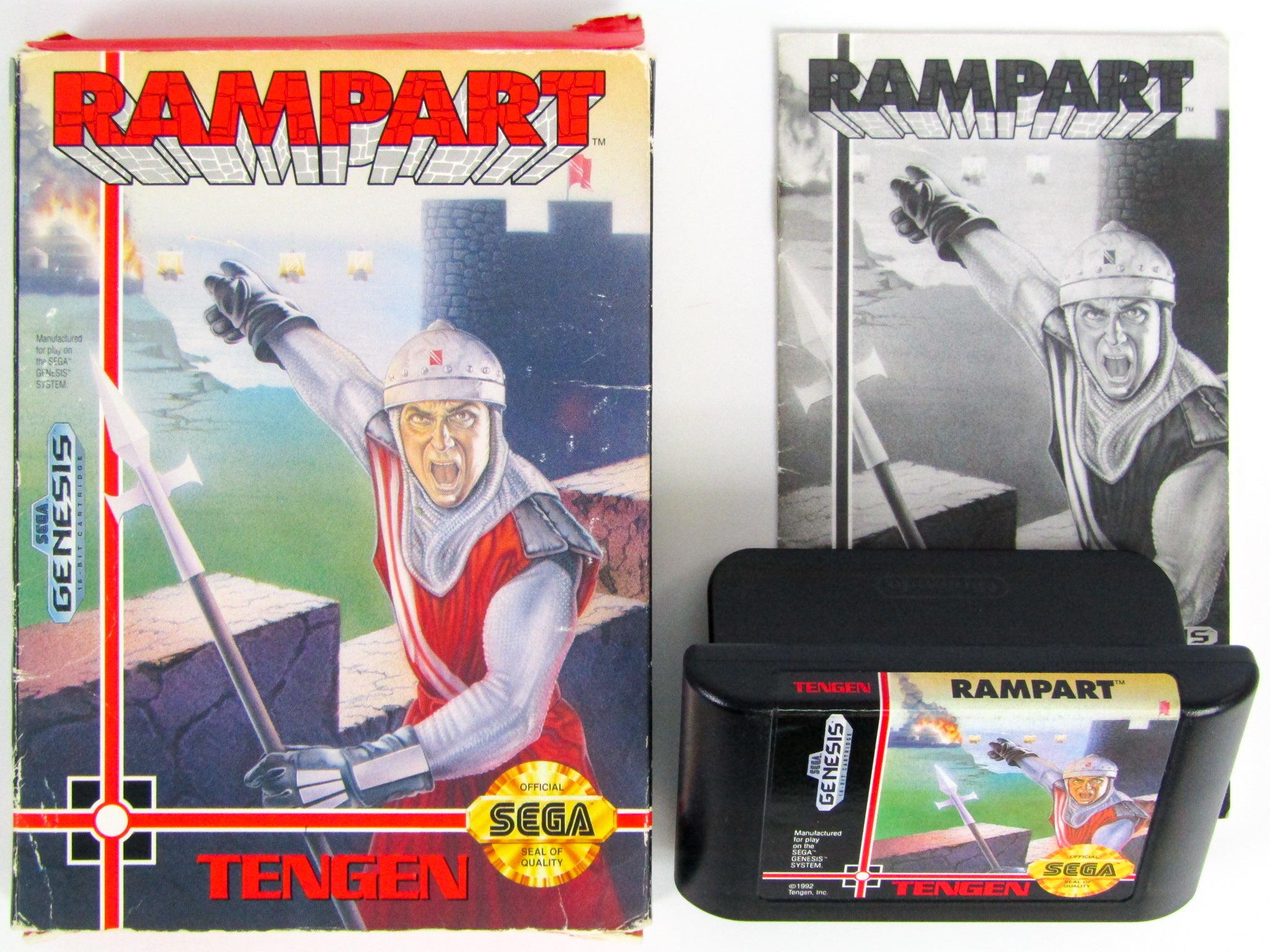 Rampart [Cardboard Box] (Sega Genesis) – Retro MTL