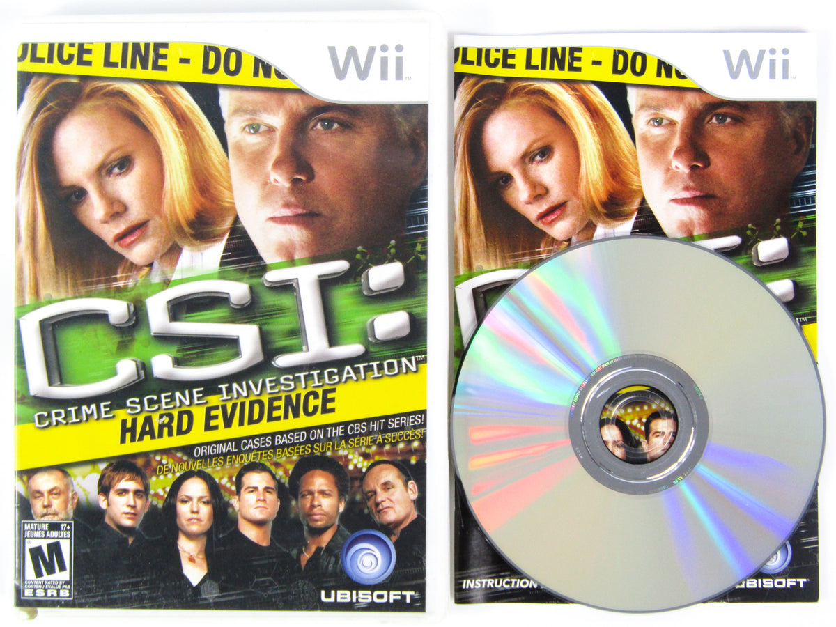 CSI Hard Evidence (Nintendo Wii) – RetroMTL