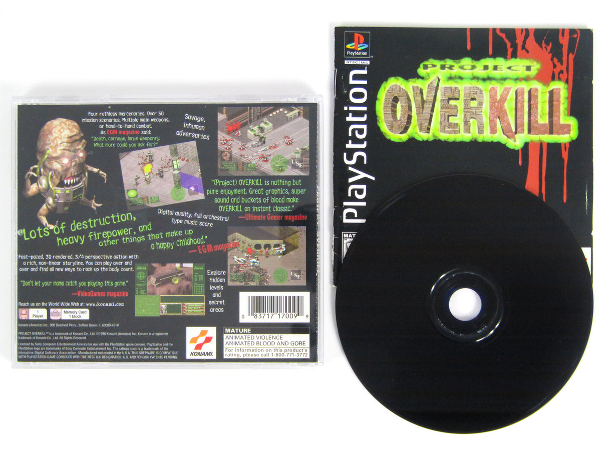 Project Overkill (Playstation / PS1) – RetroMTL