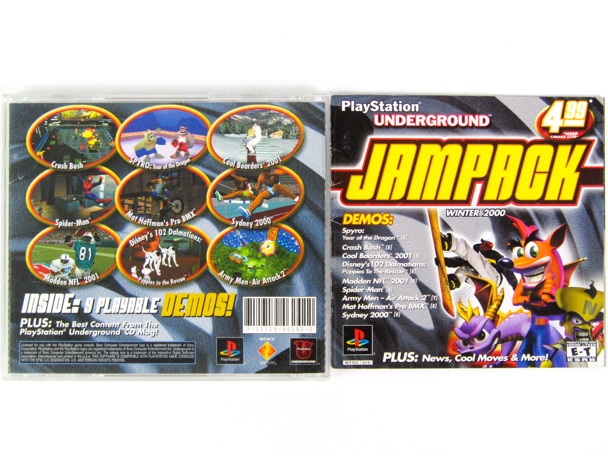 PlayStation Underground Jampack: Winter 2000 (Playstation / PS1 ...
