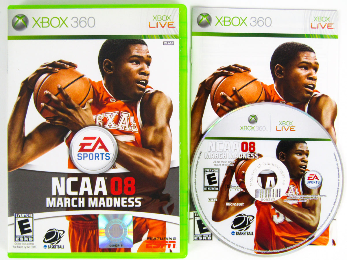 NCAA March Madness 08 (Xbox 360) – RetroMTL