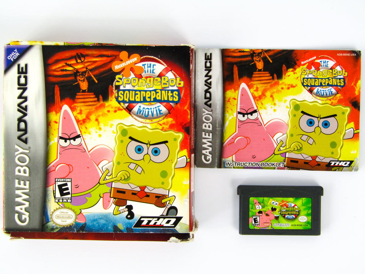 SpongeBob SquarePants The Movie (Nintendo Game Boy Advance / GBA ...