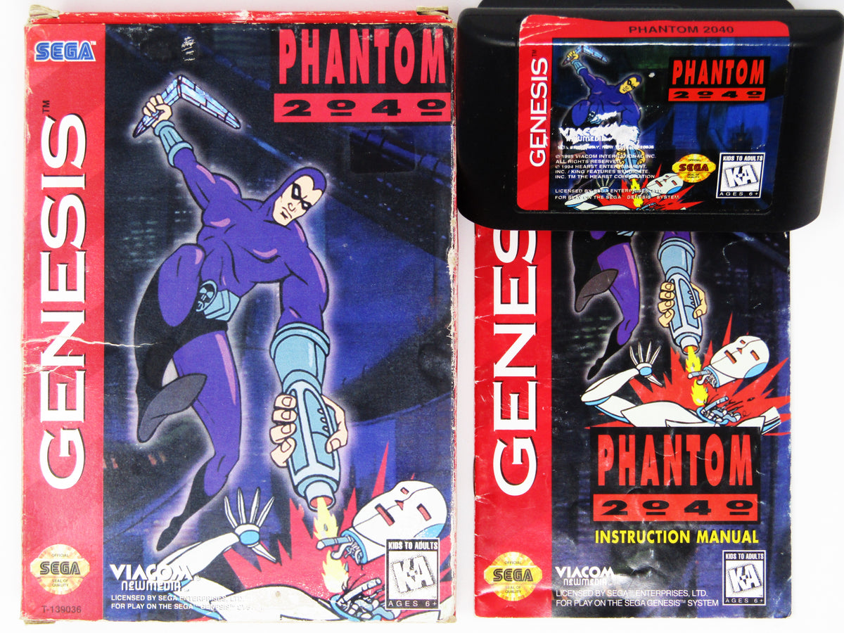 Phantom 2040 [Cardboard Box] (Sega Genesis) – Retro MTL