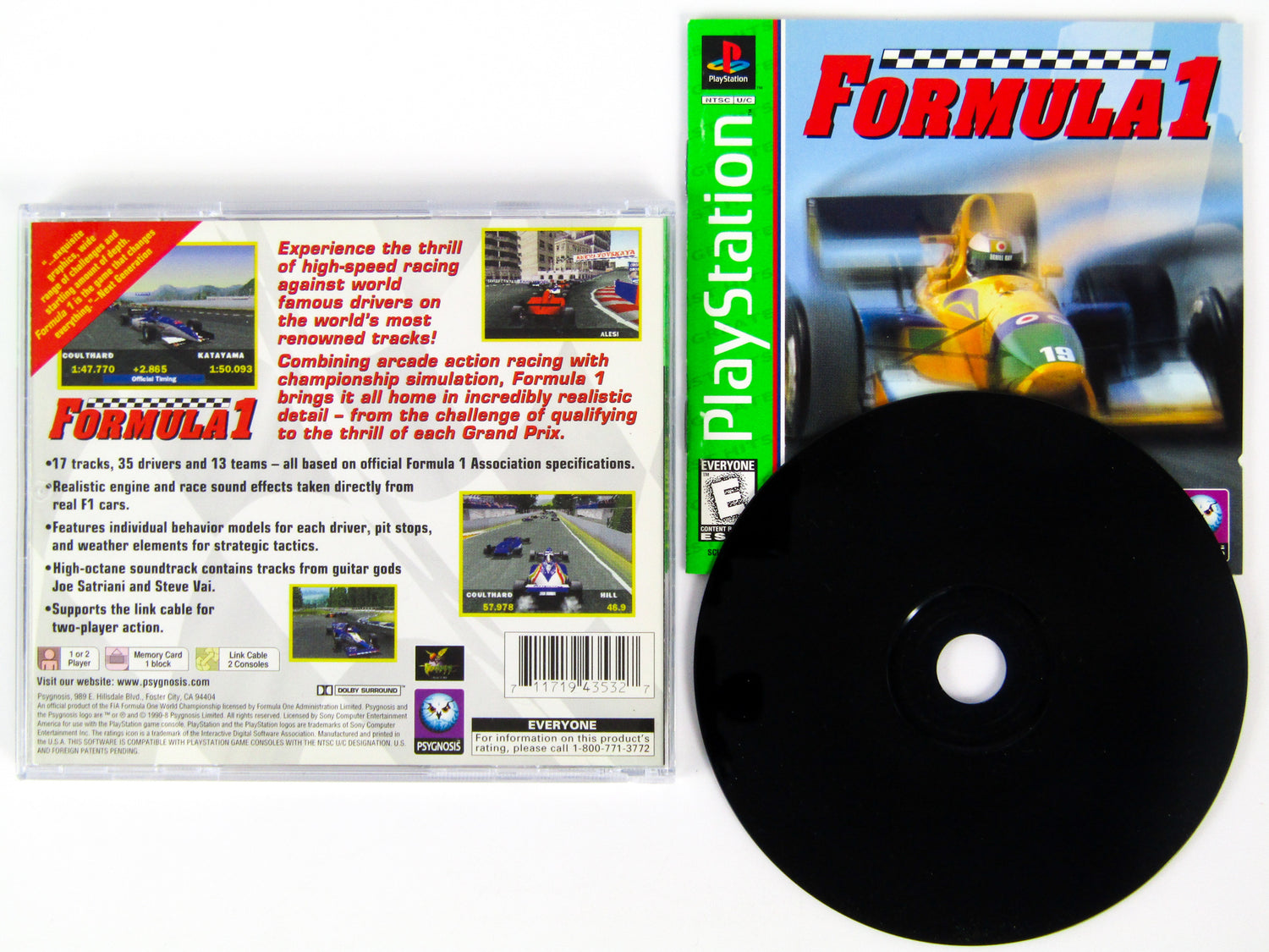 Formula 1 [Greatest Hits] (PlayStation / PS1) – Retro MTL