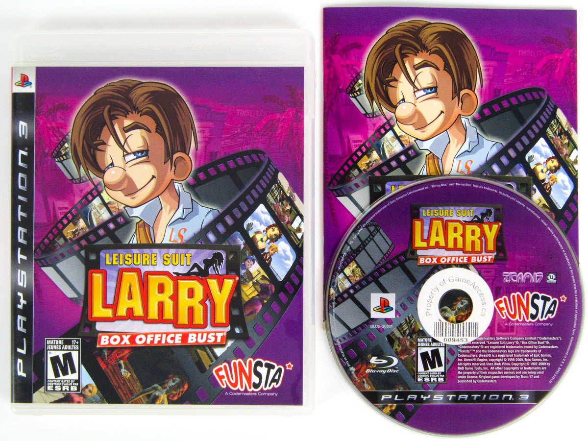 Leisure Suit Larry: Box Office Bust (Playstation 3 / PS3) – RetroMTL