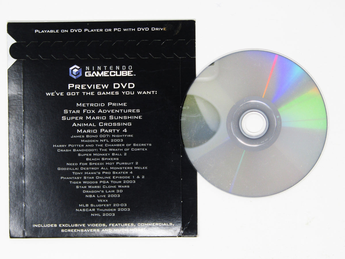 Nintendo Gamecube Preview DVD (Gamecube) – RetroMTL