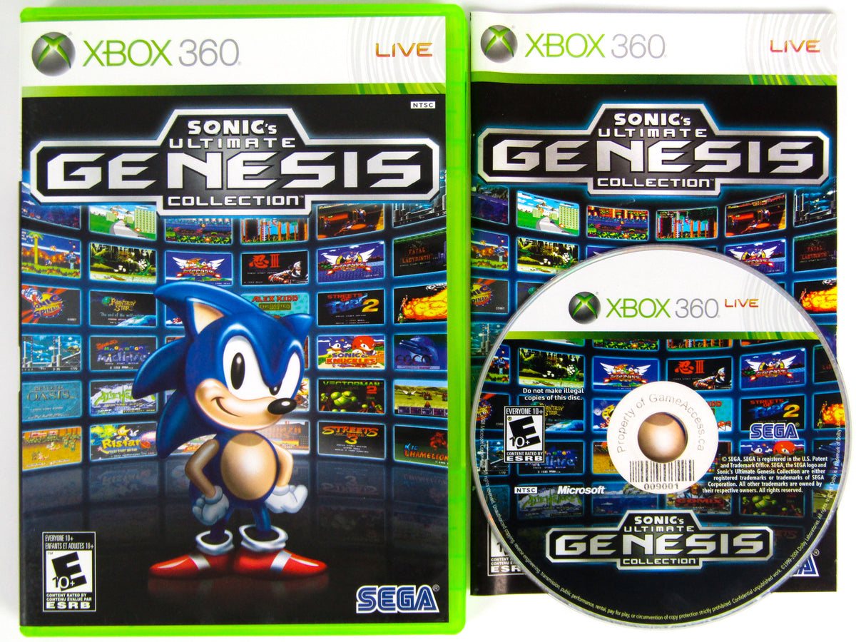 Sonic's Ultimate Genesis Collection (Xbox 360) – Retro MTL